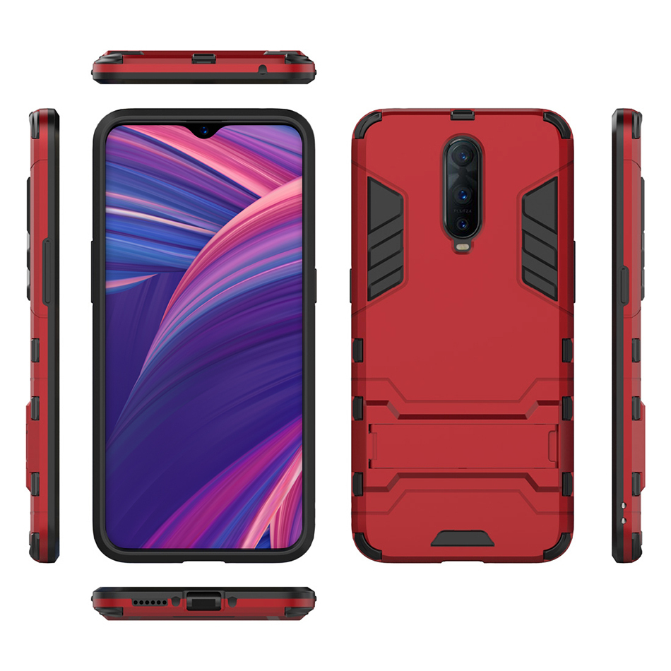 Slim Armour Shockproof Case for Oppo R17 Pro (Red)